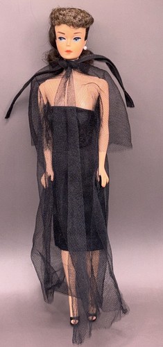 Vintage Barbie Black Magic 1609 Sheath Strapless Dress 1964 w/CLONE ...