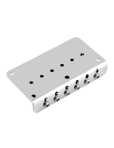 Guitar Bridge 6 Saddles Top Load or String Through Body Bridge Fixed ...