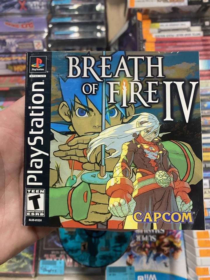Breath of Fire IV (Sony PlayStation 1, 2000) Complete In Box Clean Disc ...