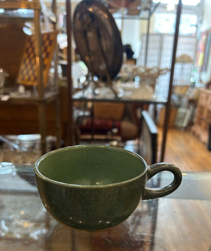 1 Edith Heath Pottery Deep Green Stoneware Studio Ceramics Coffee Cup ...