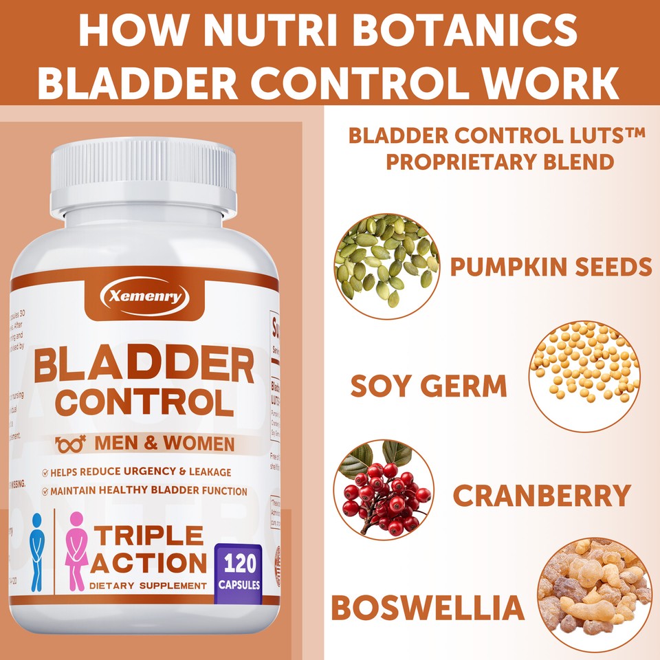 Bladder Control - Urinary Tract Health, Relieve Frequent Urination and ...
