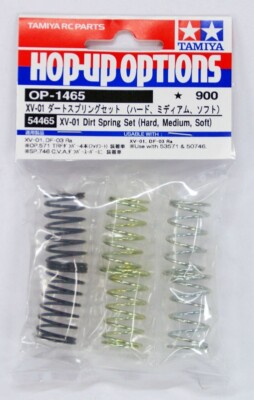 Tamiya 54465 RC XV01 Spring Set(Soft/Medium/Hard) FF03/FF04/TA06/TA07 ...