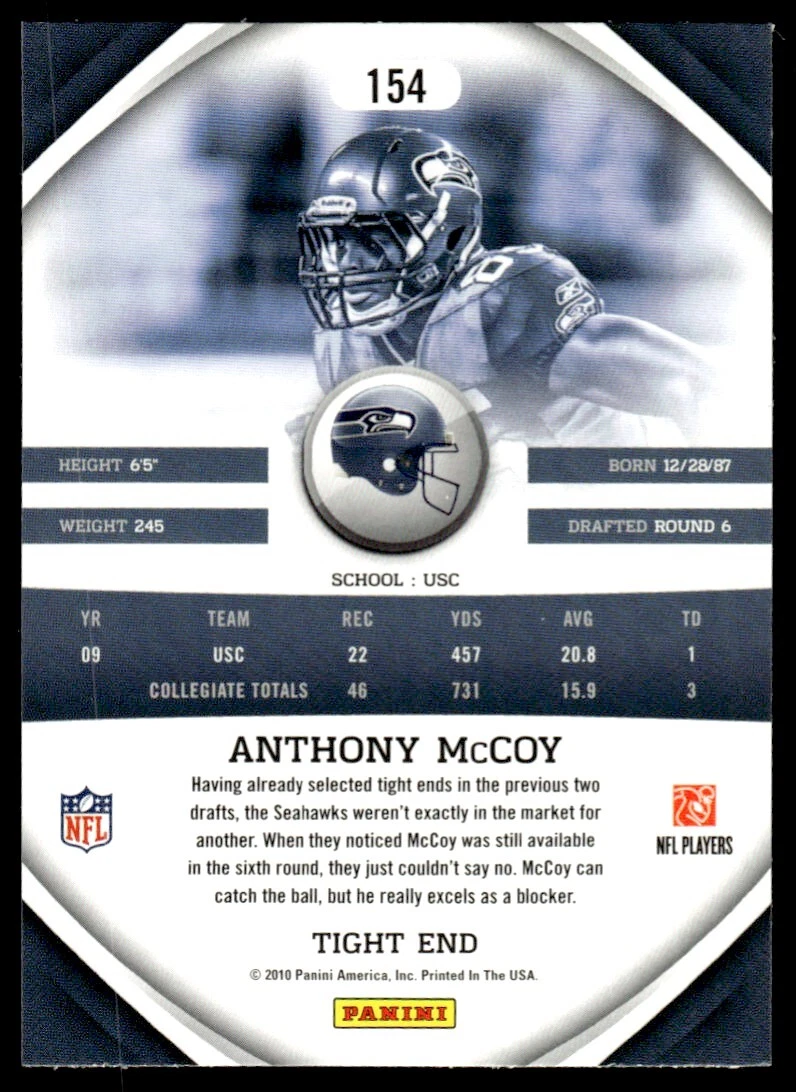 Anthony Mccoy Seahawks
