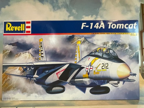 2005 Revell F-14A Tomcat 1:48 Jet Aircraft Model Kit #85-5803 NEW OLD ...