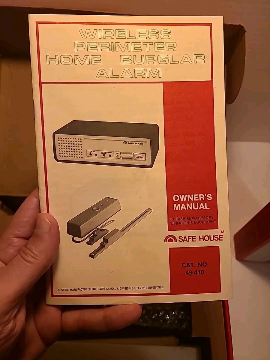 Radio Shack Burglar Alarm System Wireless Burglar Alarm Systems