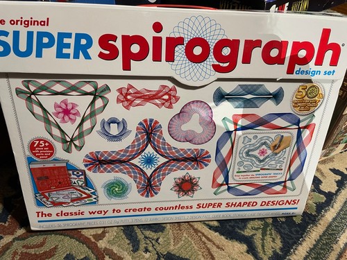 The Original Super Spirograph Design Set 50th Anniversary New Opened ...