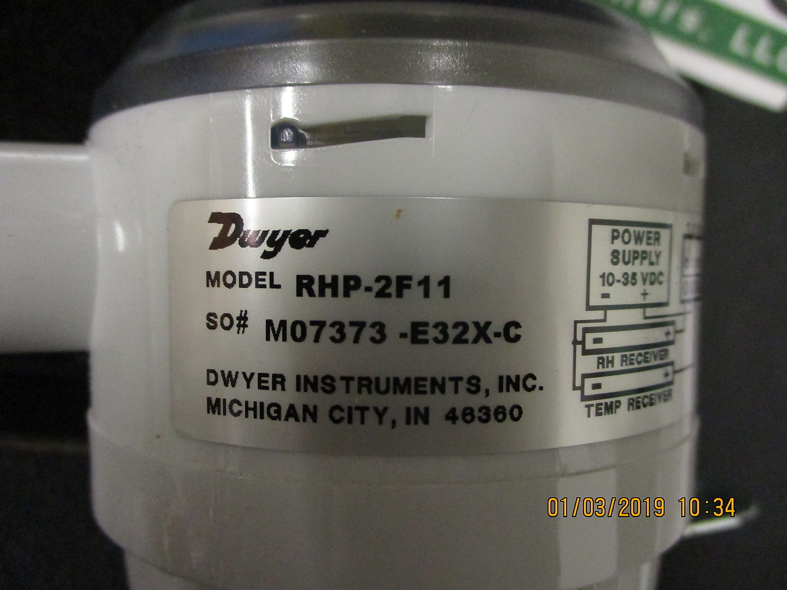 RHP-2F11 Dwyer Polymer Capacitance Humidity Sensor BRAND NEW! | eBay