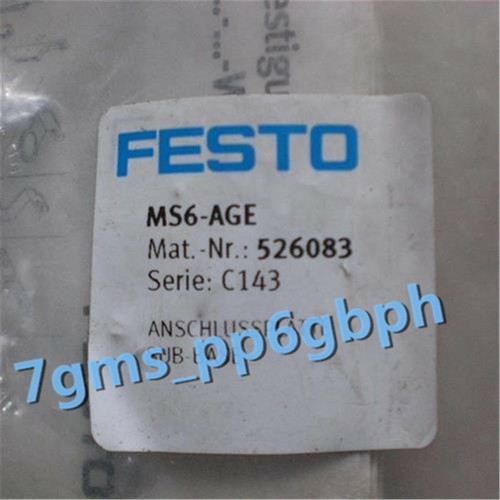 1 PCS NEW FESTO base plate 526083 MS6-AGE | eBay