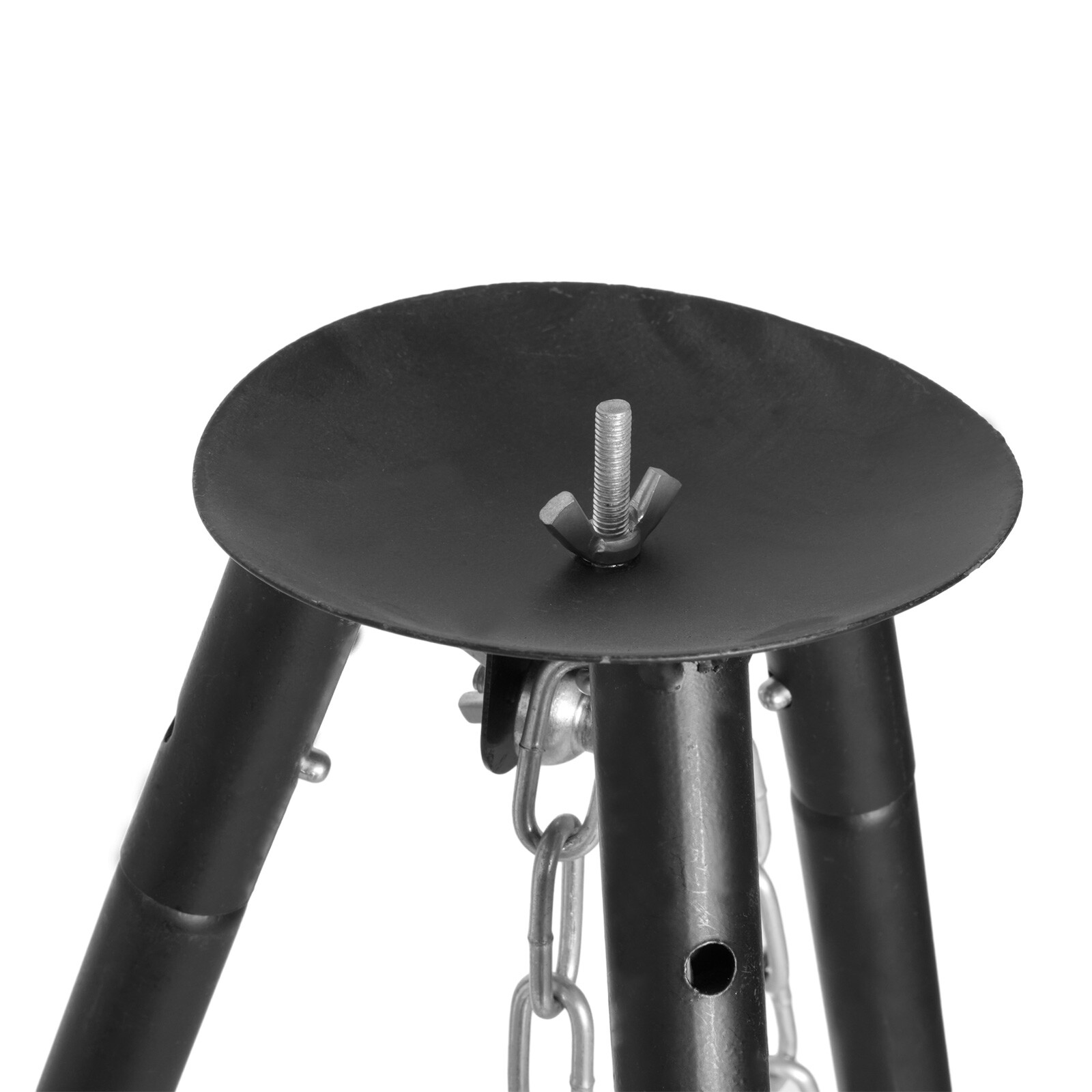 CLARFEY Outdoor Camping Tripod Stand Adjustable Cooking Grill Grate clarfey-outdoor-camping-tripod-stand-adjustable-cooking-grill-grate