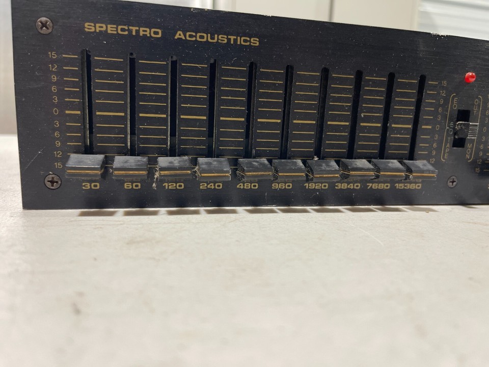 VINTAGE SPECTRO ACOUSTICS 2102 EQ GRAPHIC EQUALIZER | eBay