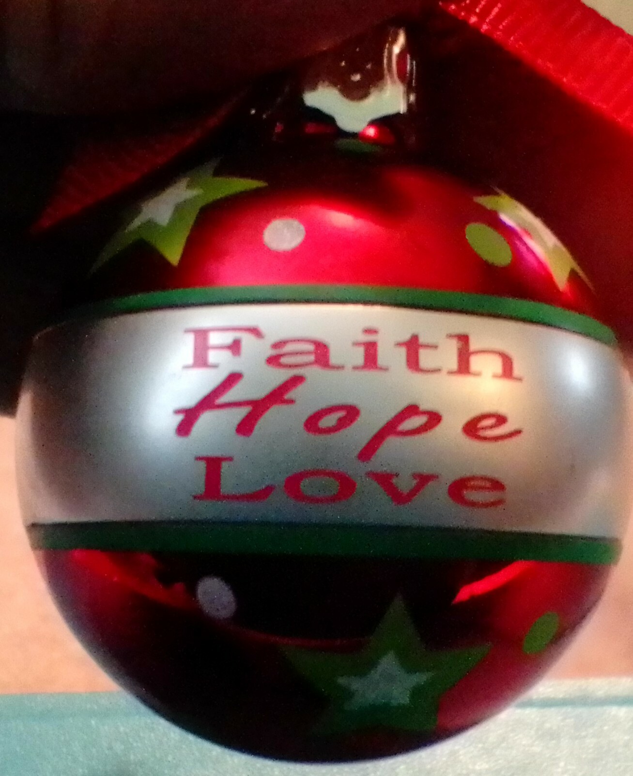 Gantz Christmas Ball Name Ornament Faith Hope Love | eBay