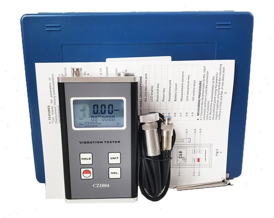 Portable Vibration Meter Analyzers with Bearing Condition Monitoring ...