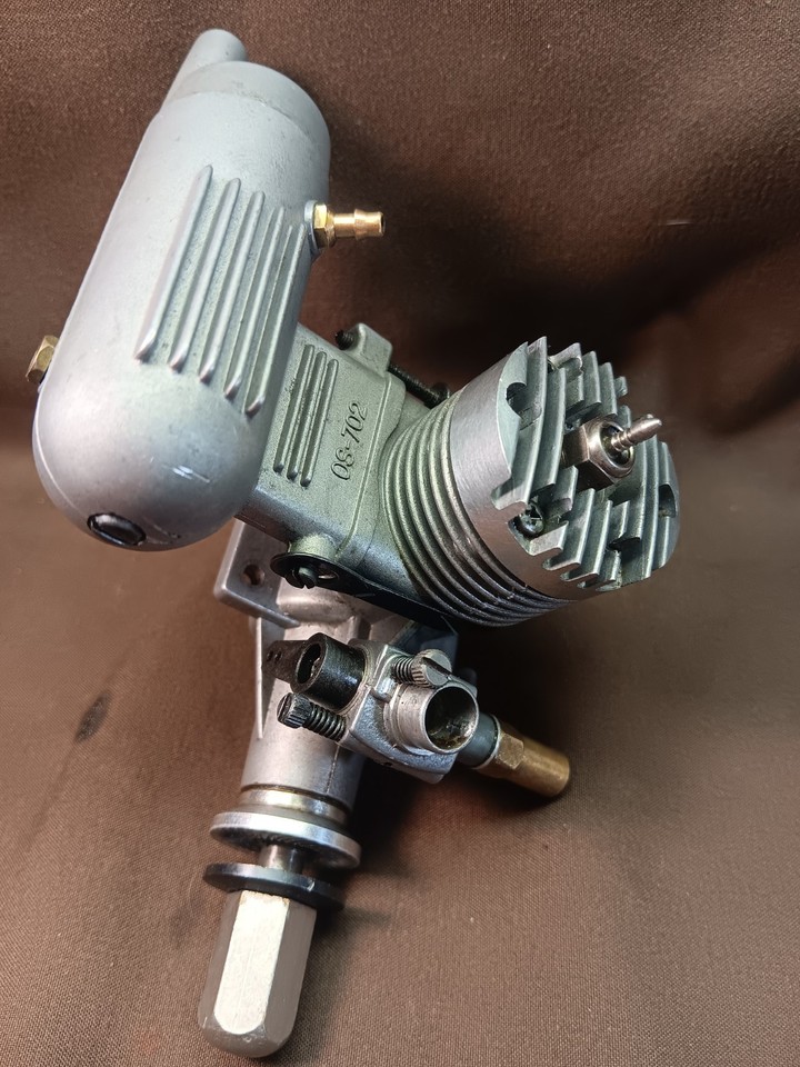 Max OS .20 F-SR R/C Nitro Plane Engine W/21 Carb&702 Muffler VG Comp ...