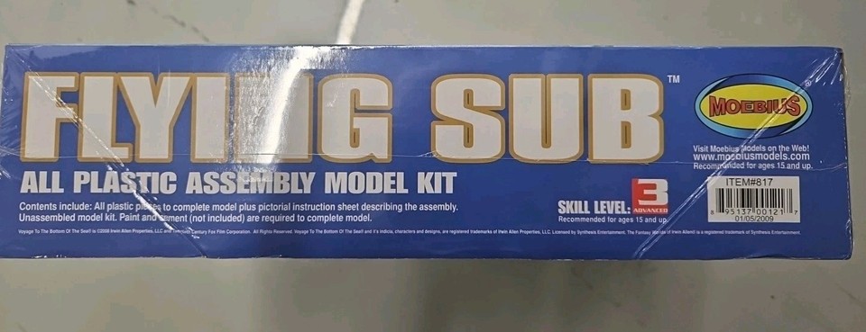 Moebius Models 1/32 VTTBOTS Flying Sub. NEW AND SEALED!!! | eBay