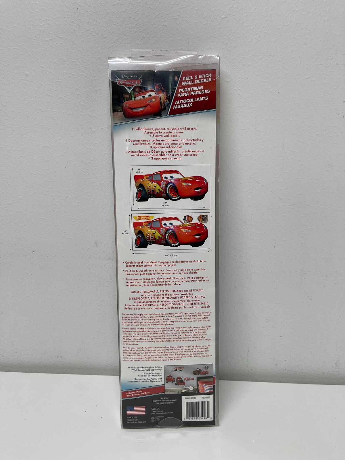 NEW Disney Pixar Cars GIANT MATER Wall Decals Mural Stickers PICK YOURS ...