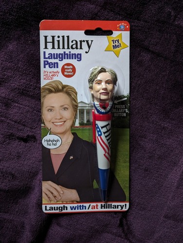 HILLARY CLINTON LAUGHING PEN-LAUGH WITH/AT HILLARY!--NEW | eBay