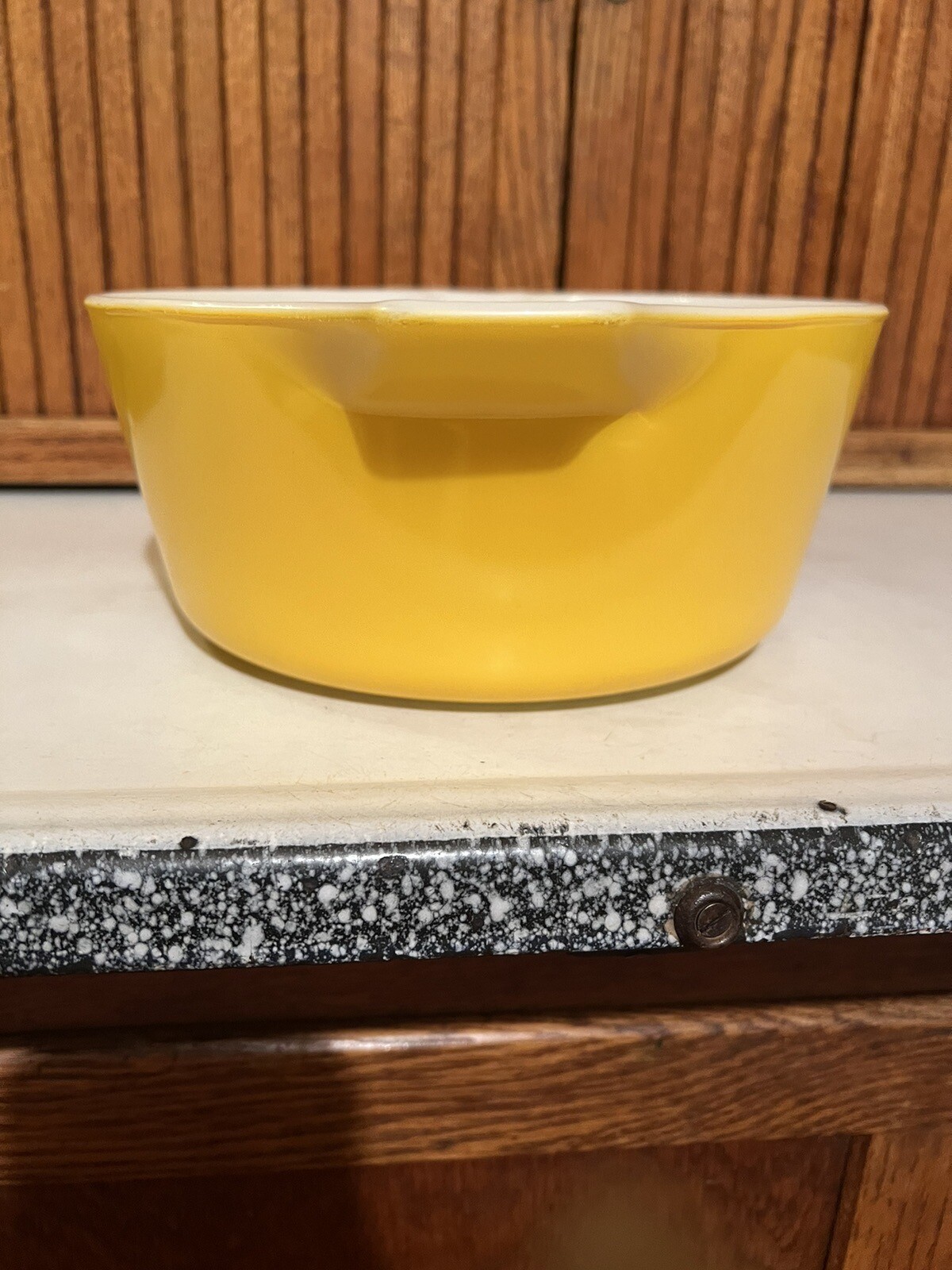 Vintage Yellow PYREX 2-1/2 Quart Ovenware Casserole Bowl Dish 475-B w ...