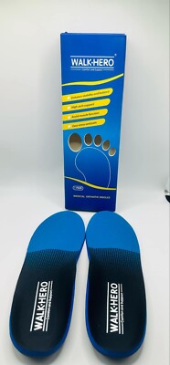 Orthotic Insoles WALK-HERO Mens 9 - 9.5 Women 11 - 11.5 One Pair | eBay