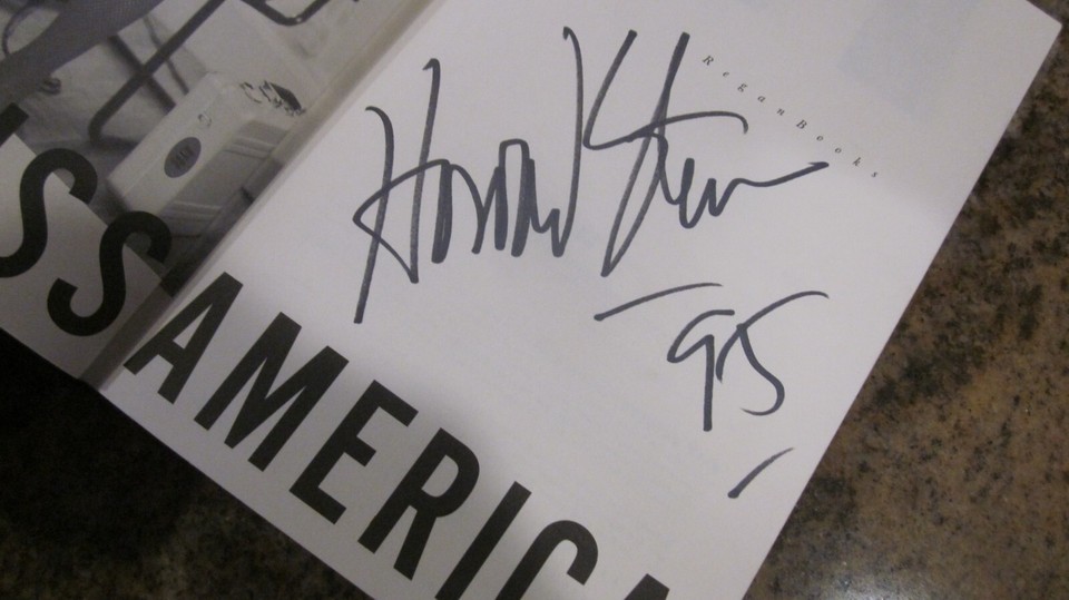 HOWARD STERN AUTOGRAPHED MISS AMERICA W/COA 01172025 | eBay
