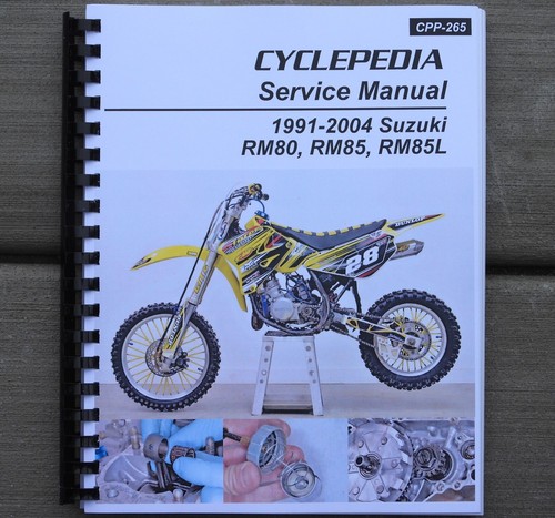 1991–2004 Suzuki RM80 RM85 RM85L RM 80 85 85L SERVICE & REPAIR MANUAL ...