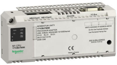 Schneider Electric 171CBU78090 USB I/O Bus Unity M1 Processor Used | eBay