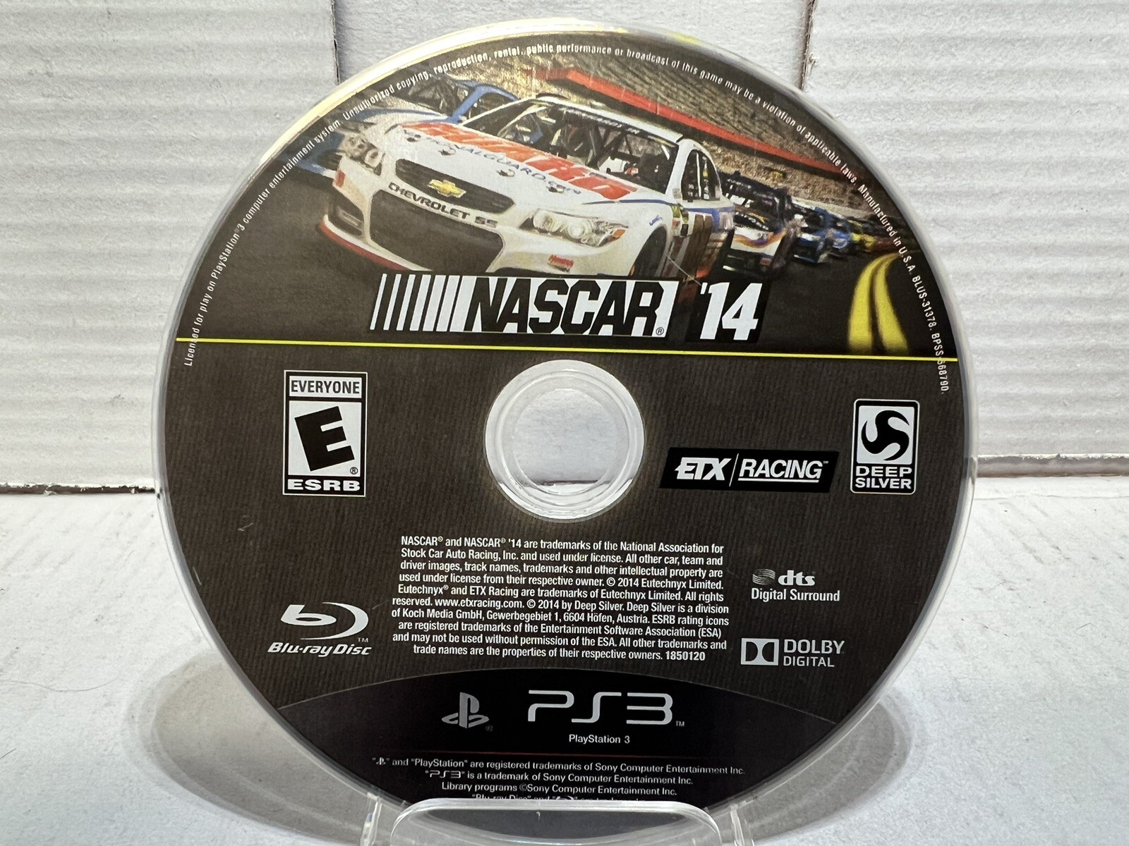 NASCAR 14 (Sony PlayStation 3, 2014) Tested And Working PS3 Disc Only ...