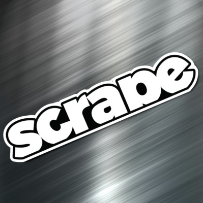 (1) Scrape car Sticker Auto Race Drift JDM Decal Boost Tuner Euro Funny ...