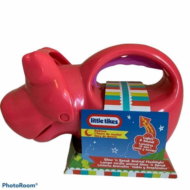 Little Tikes Bedtime Glow N Speak Animal Flashlight Pig Lights and ...