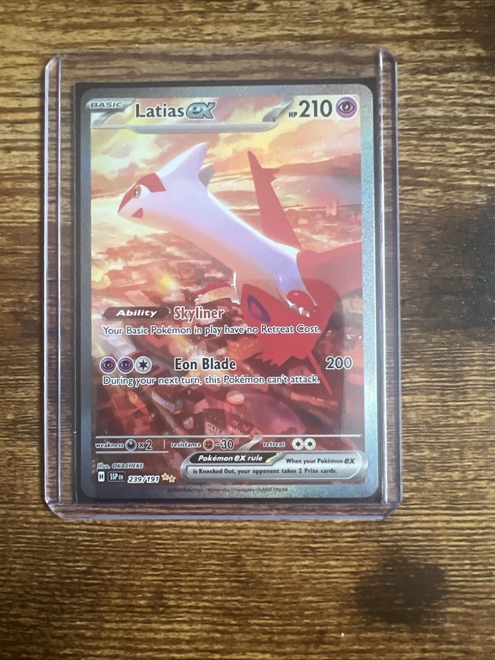 NM Latias Ex SIR 239/191 and Latios IR 203/191 Surging Sparks | eBay