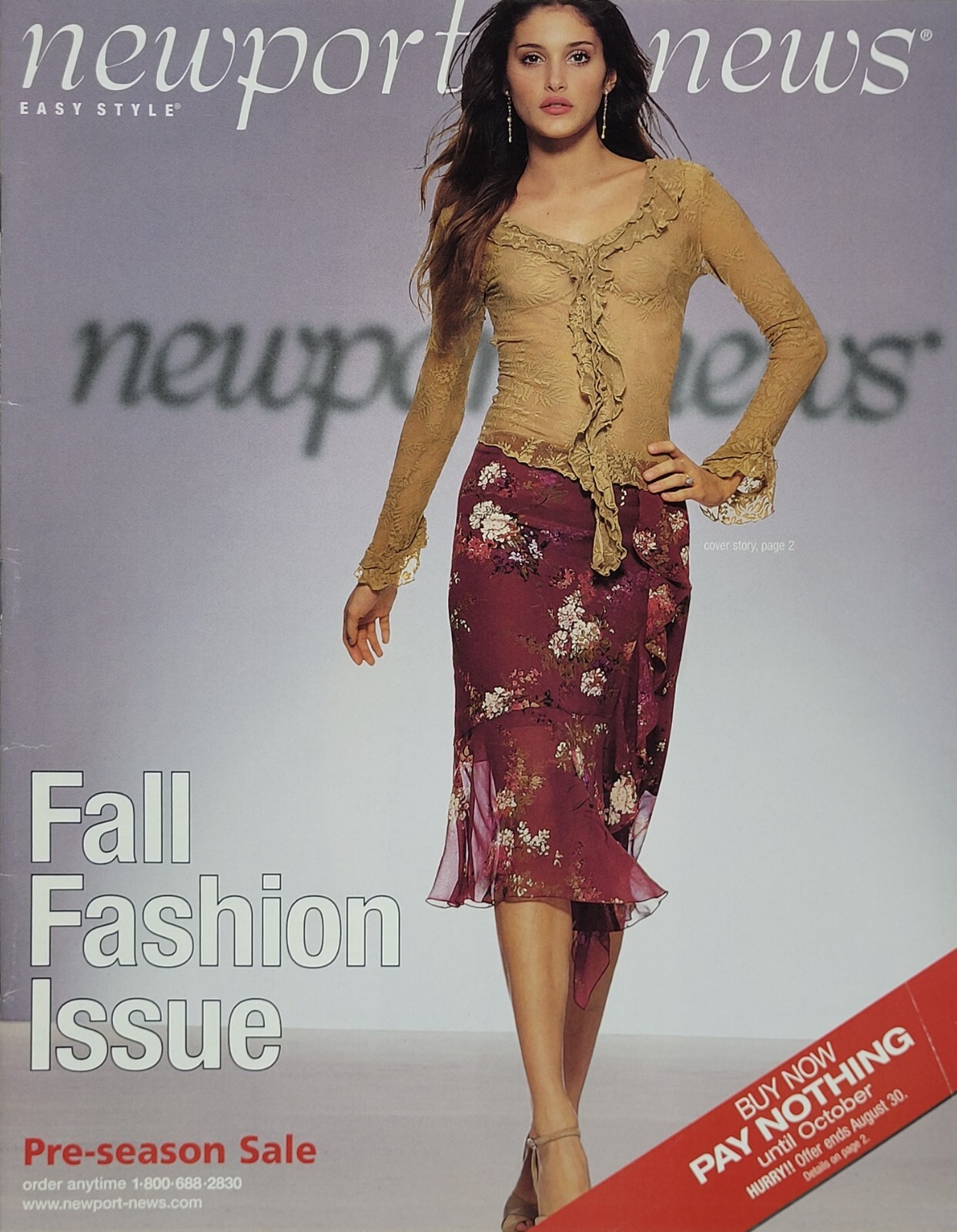 Fall Fashion 2002 NEWPORT NEWS Catalog SUPERMODELS & WOMEN'S FASHIONS ...