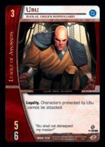 VS System: Ubu, Ra's al Ghul's Bodyguard [Played] VS: DC Origins TCG ...
