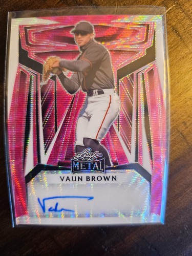 2023 Leaf Metal Vaun Brown Pink #BA-VB1 (AU) 6/7 | eBay
