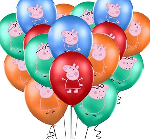 40 PCS Peppa Pig Balloons Birthday Pig Balloons George Pig Balloon ...