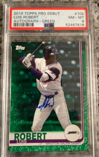 2019 Topps Pro Debut Luis Robert Auto /99 Green #102 Chicago White Sox ...