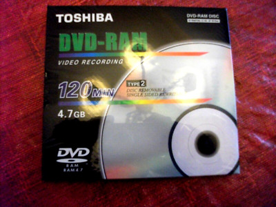 Toshiba DVD-RAM Disc 120mins. Cartridge 24 sealed disk. | eBay