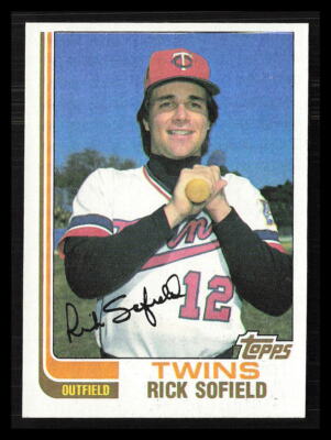 Rick Sofield 1982 Topps #42 Minnesota Twins | eBay