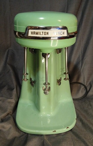 vintage hamilton beach 3 head 3 Speed milkshake mixer Model 940 Tested ...