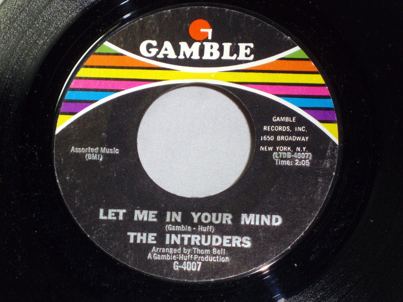 Intruders: Let Me In Your Mind / This Is My Love Song [Unplayed Copy ...