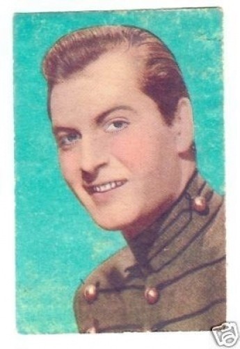 George Montgomery Rare Old Movie Star Color Photo Card | eBay