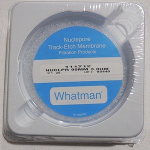 Whatman 111712 Polycarbonate Nuclepore Track-Etched Membrane Filter, 90mm