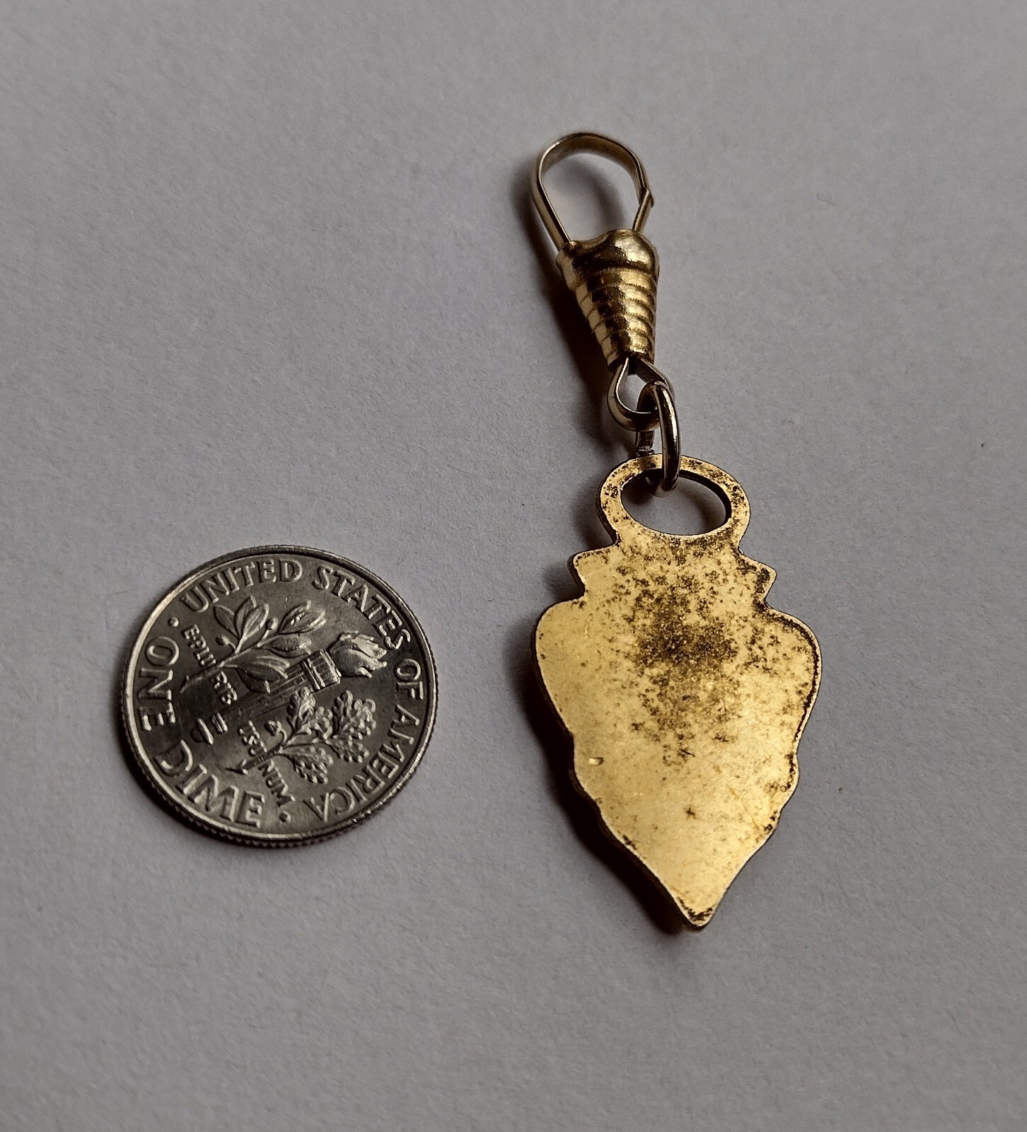 GUCCI Crest Armored Medieval Knight Pendant Charm Ros… - Gem