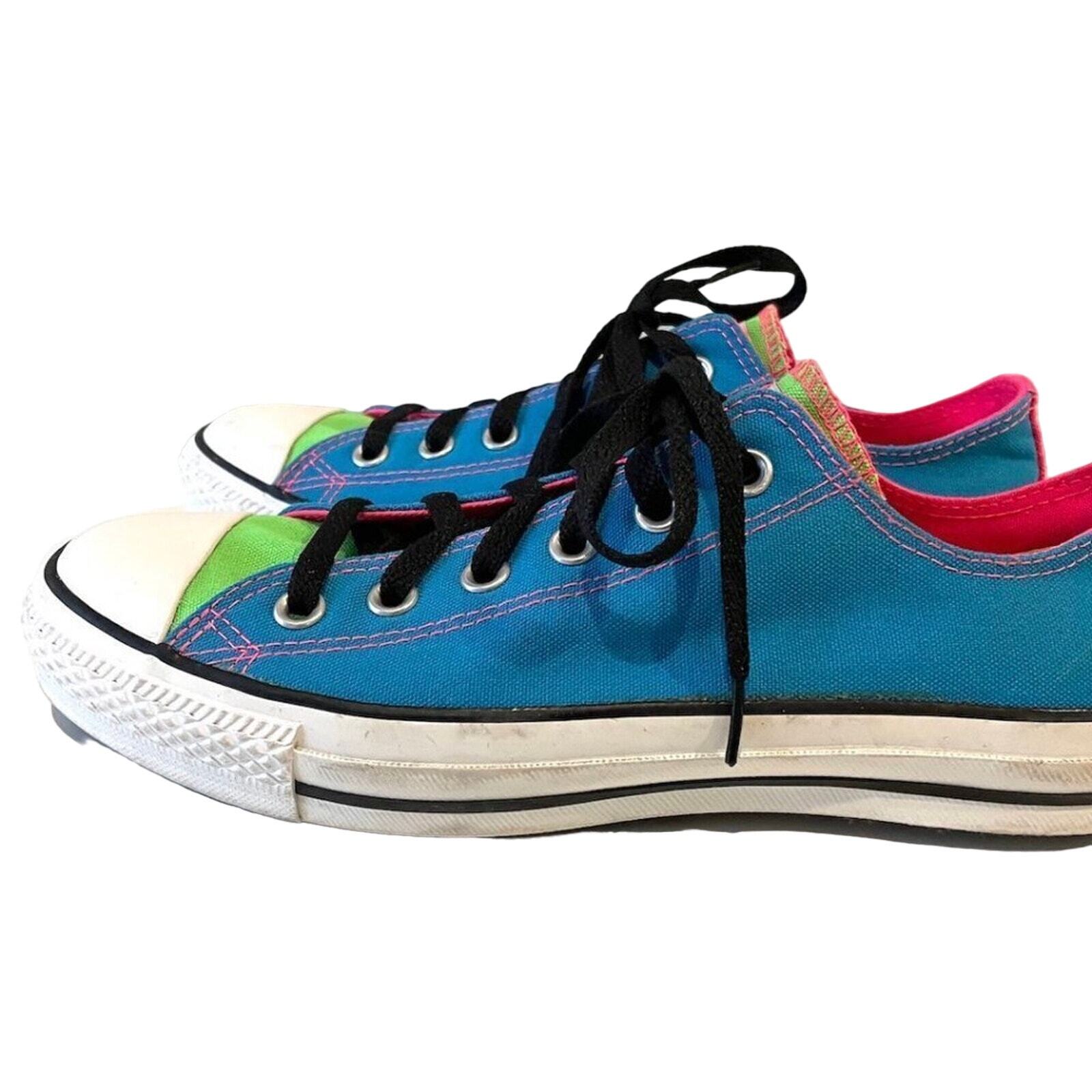 Rare! Converse Neon All Star Low Top Sneakers, Women'… - Gem