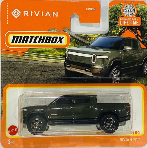 Matchbox Rivian R1T Graphite 2024 new (short Card) | eBay Australia