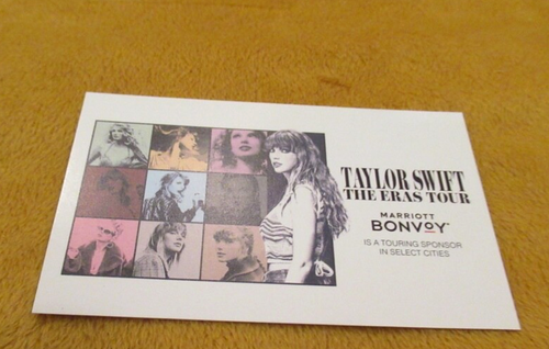 MARRIOTT BONVOY - TAYLOR SWIFT THE ERAS TOUR PROMO CARD | eBay