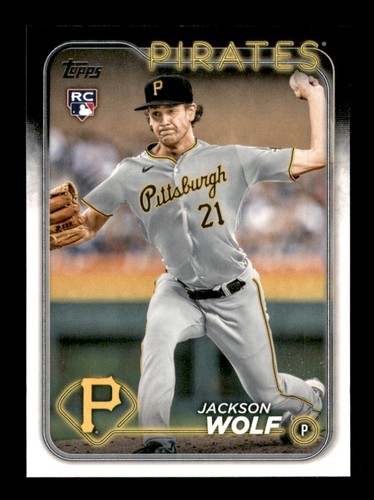 2024 BASEBALL 2024 Topps Jackson Wolf Pittsburgh Pirates #523 RC1 | eBay