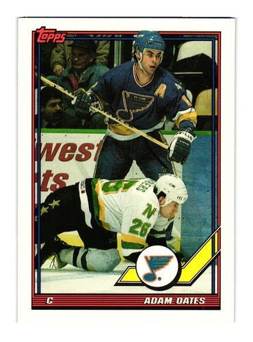 1991 Topps #448 Adam Oates St. Louis Blues | eBay