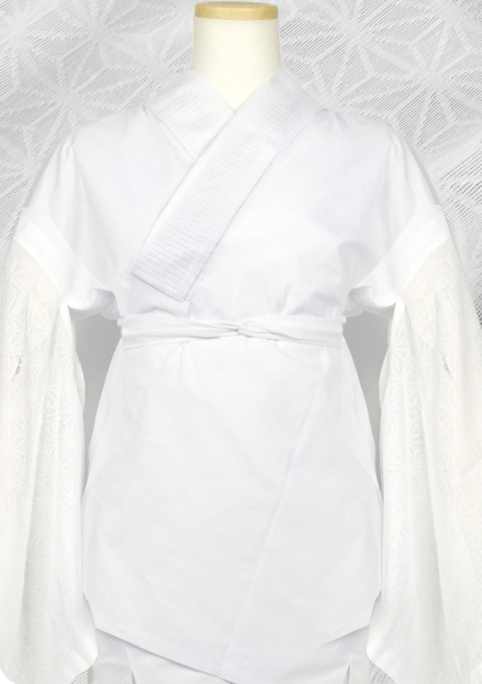 Japanese Women's Summer Kimono inner under wear "Juban" White 2 parts ...