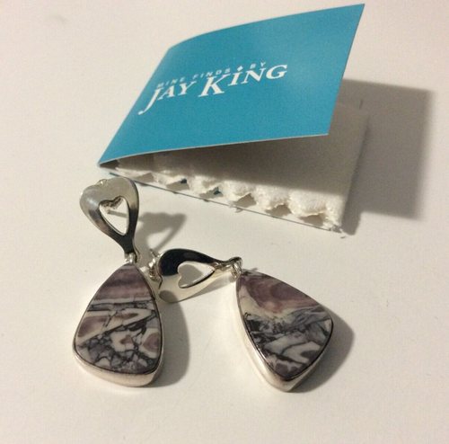 Jay King Sterling Silver Heart Stud Dangle Earrings | eBay