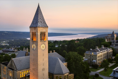 Clock Tower at Cornell University Campus Ithaca New York Photo Poster ...