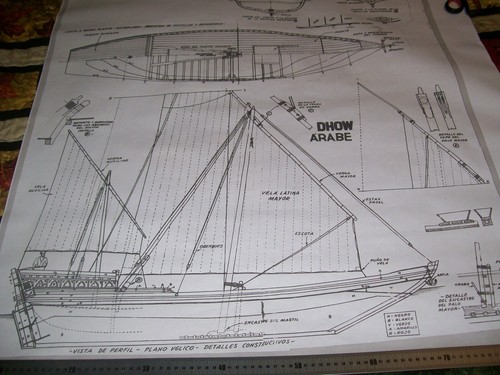 ARABE DHOW ship plan | eBay